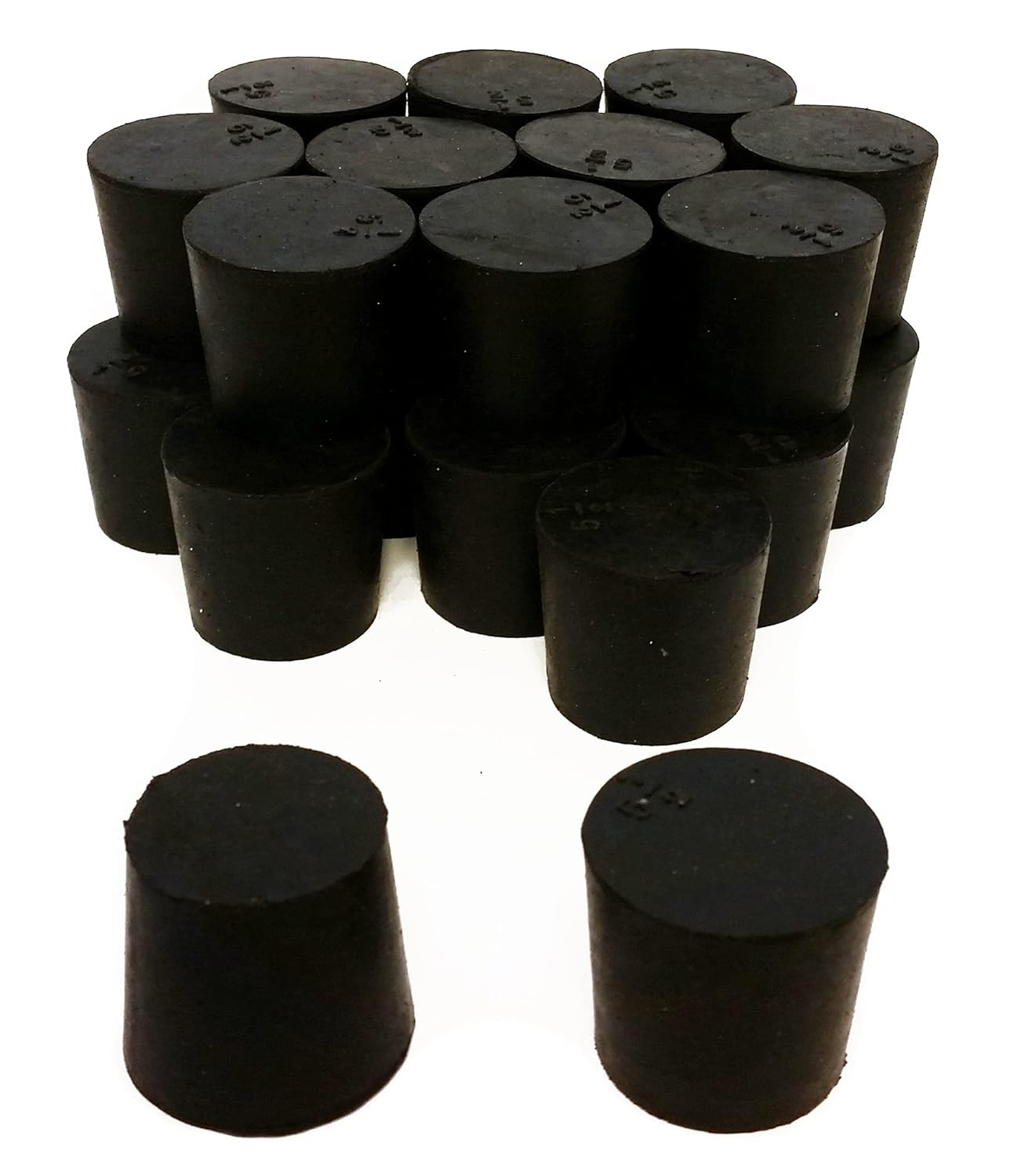 GSC International RS-5.5: Rubber Stoppers, Size 5.5, Solid. Pack of 1 ...
