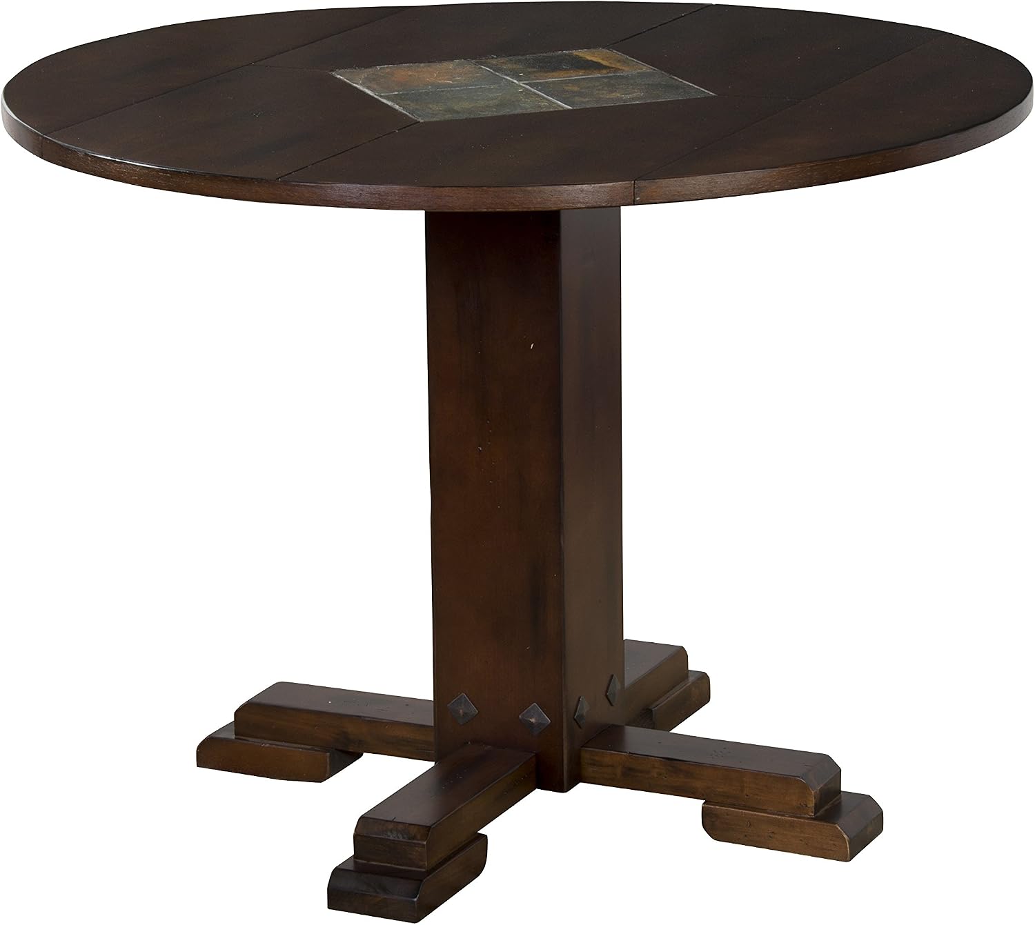 Amazon.com - Sunny Designs Santa Fe Drop Leaf Table with Slates - Tables