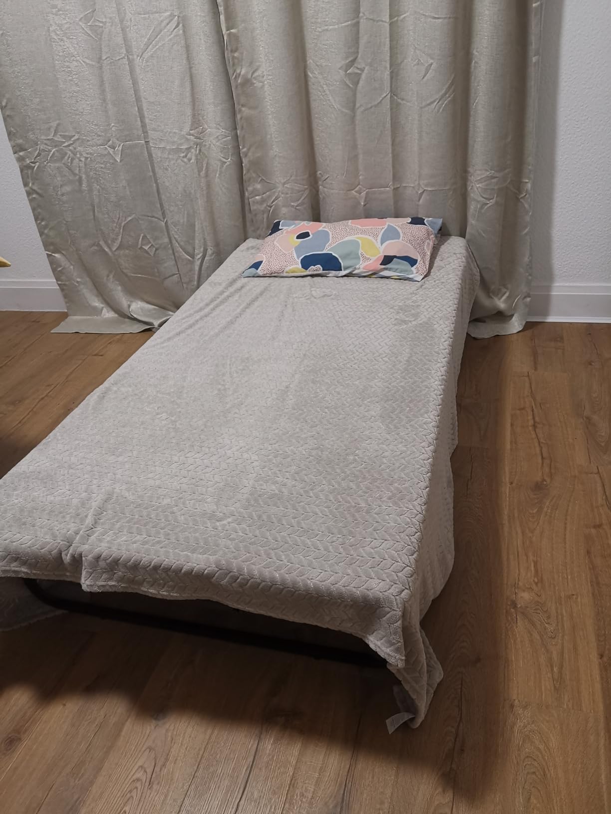 Multigot Folding Bed with 10cm Thick Memory Foam Mattress, Portable ...