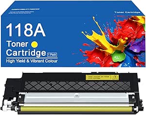 Amazon.com: 118A Toner Cartridges W2080A W2081A W2082A W2083A High ...