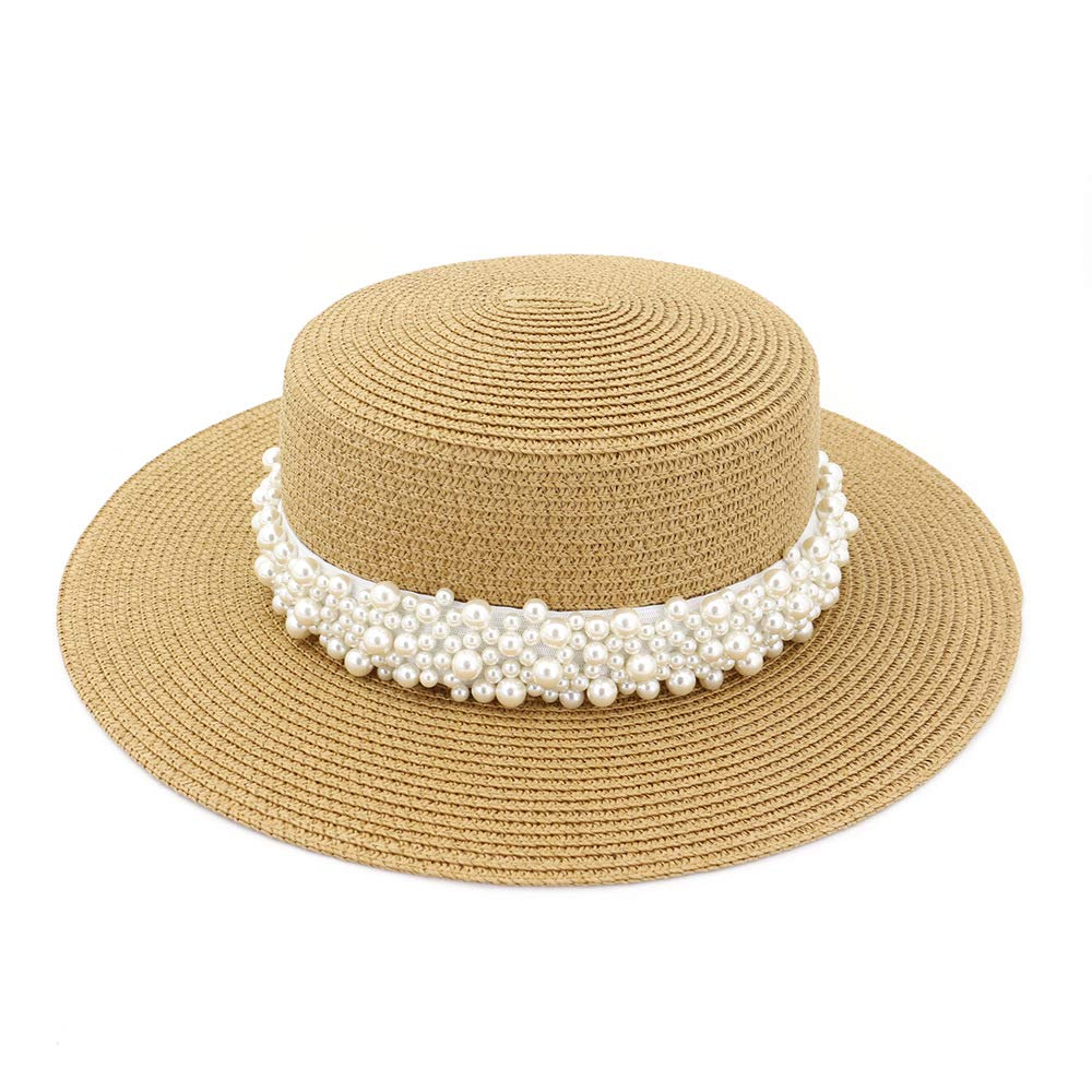 Snapklik.com : Womens Flat Brim Elegant Fedora Panama Style Hat Roll Up ...