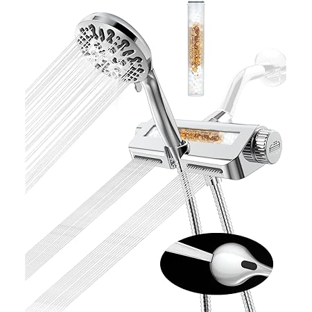 Shower Head with Handheld Combo - MakeFit High Pressure Dual Shower ...
