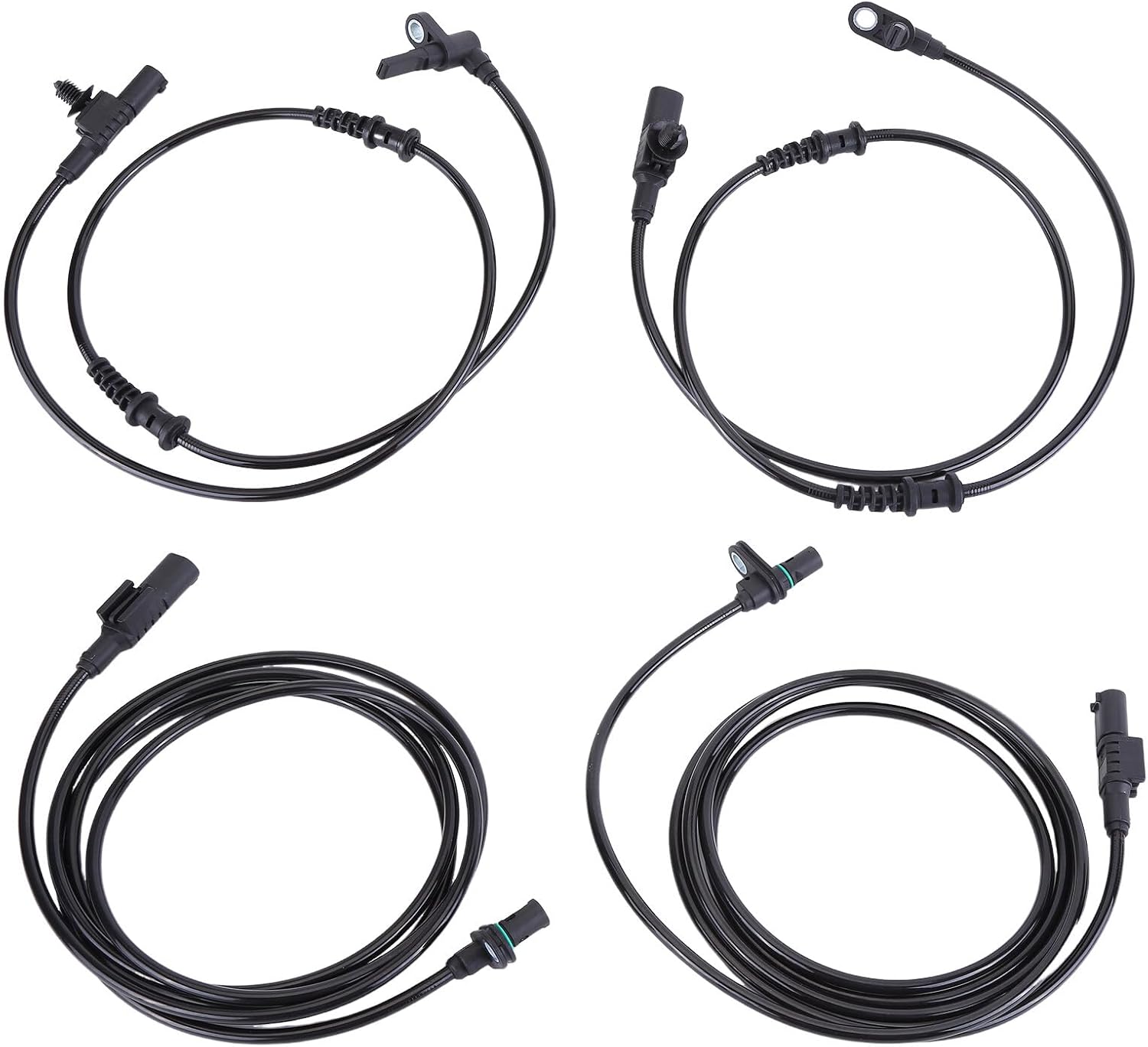 Amazon.com: 4 x ABS Wheel Speed Sensor Front and Rear Compatible with ...