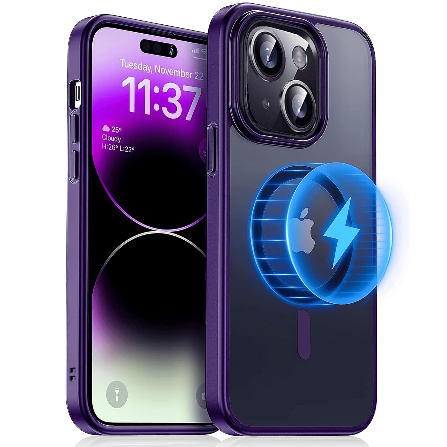 MOBITUSSION Magnetic Designed for iPhone 13 Case [Compatible for ...