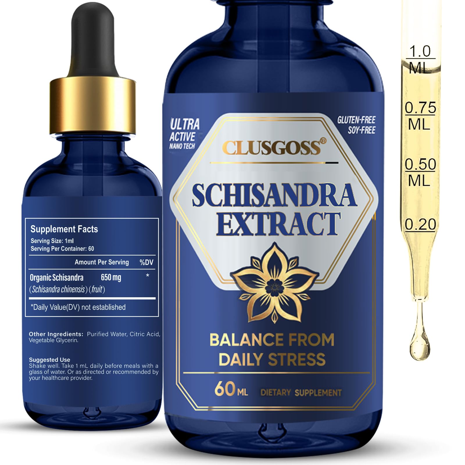 Amazon.com: Clusgoss Schisandra Drops, Organic Schisandra Berry ...