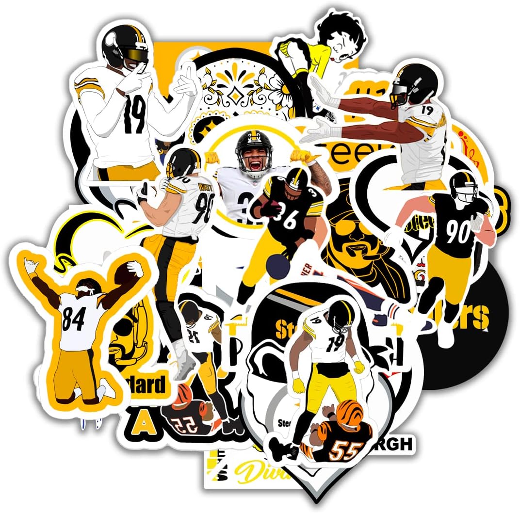 Amazon.com: WinCraft NFL Decal Sticker Multi Use 6Set 19x14cm ...