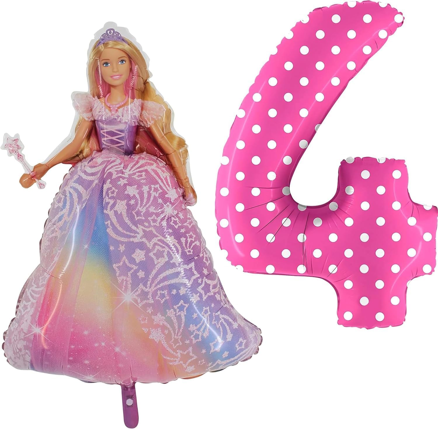 Amazon.com: Toyland® Foil Barbie Balloon Pack - 1 x 42" Character Shape ...