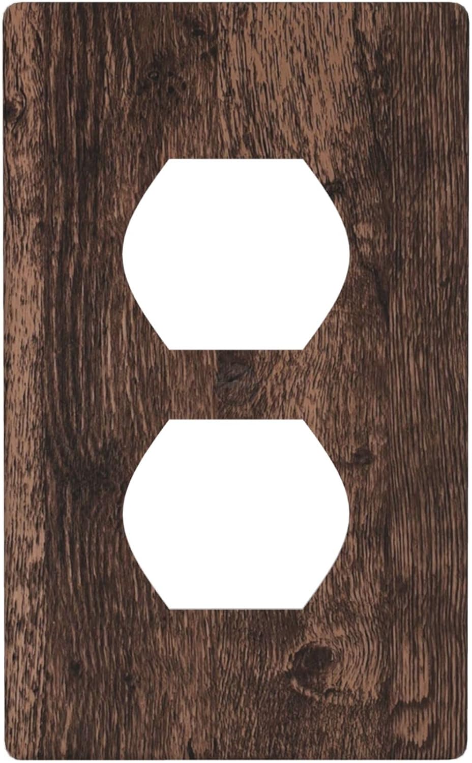 Rustic Outlet Covers Wall Plate Single Duplex Receptacle Cover 1 Gang ...