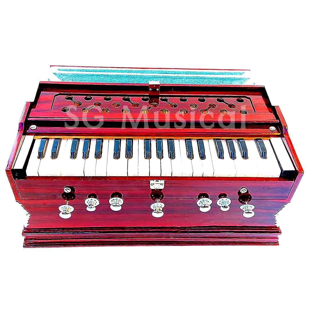 harmonium instrument original for female,Harmonium, 7 STOPS, 39 Keys ...