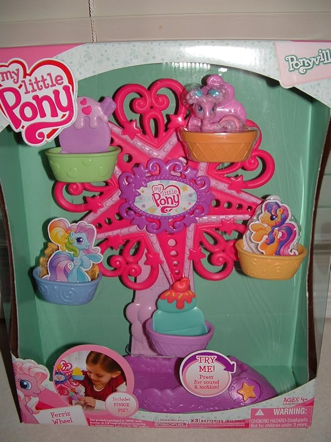 Amazon.com: My Little Pony Ponyville Ferris Wheel Playset : Toys & Games