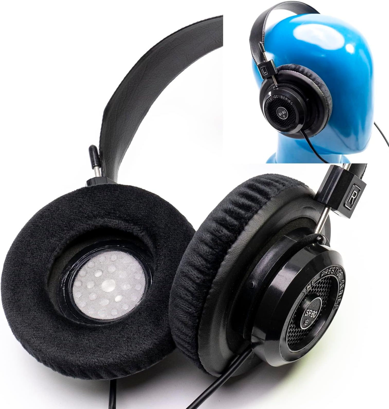 Amazon.com: Voarmaks 100mm Velour Over Ear Earpad Replacement ...