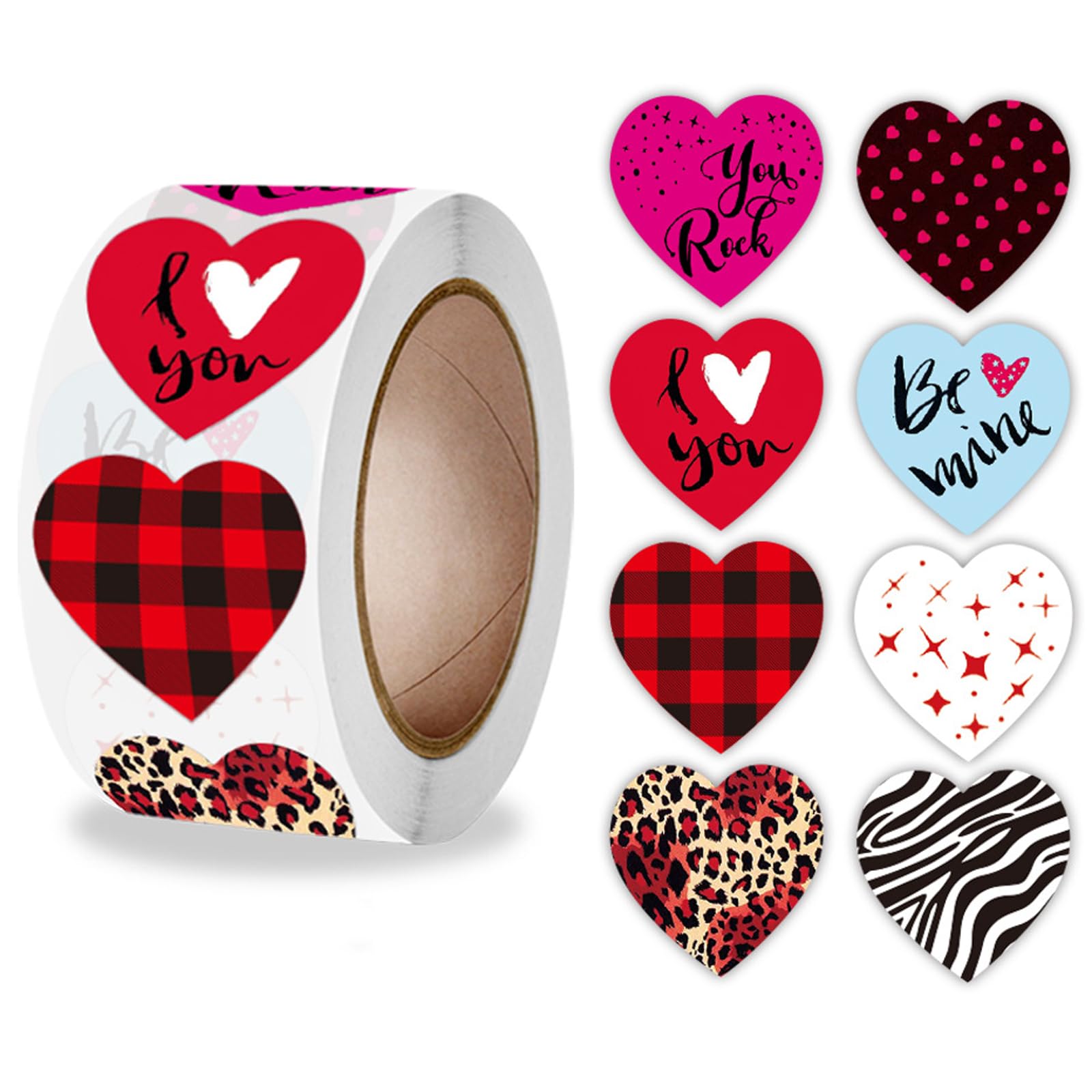 Amazon.com: 500Pcs Valentines Stickers, Valentines Day Decorations ...