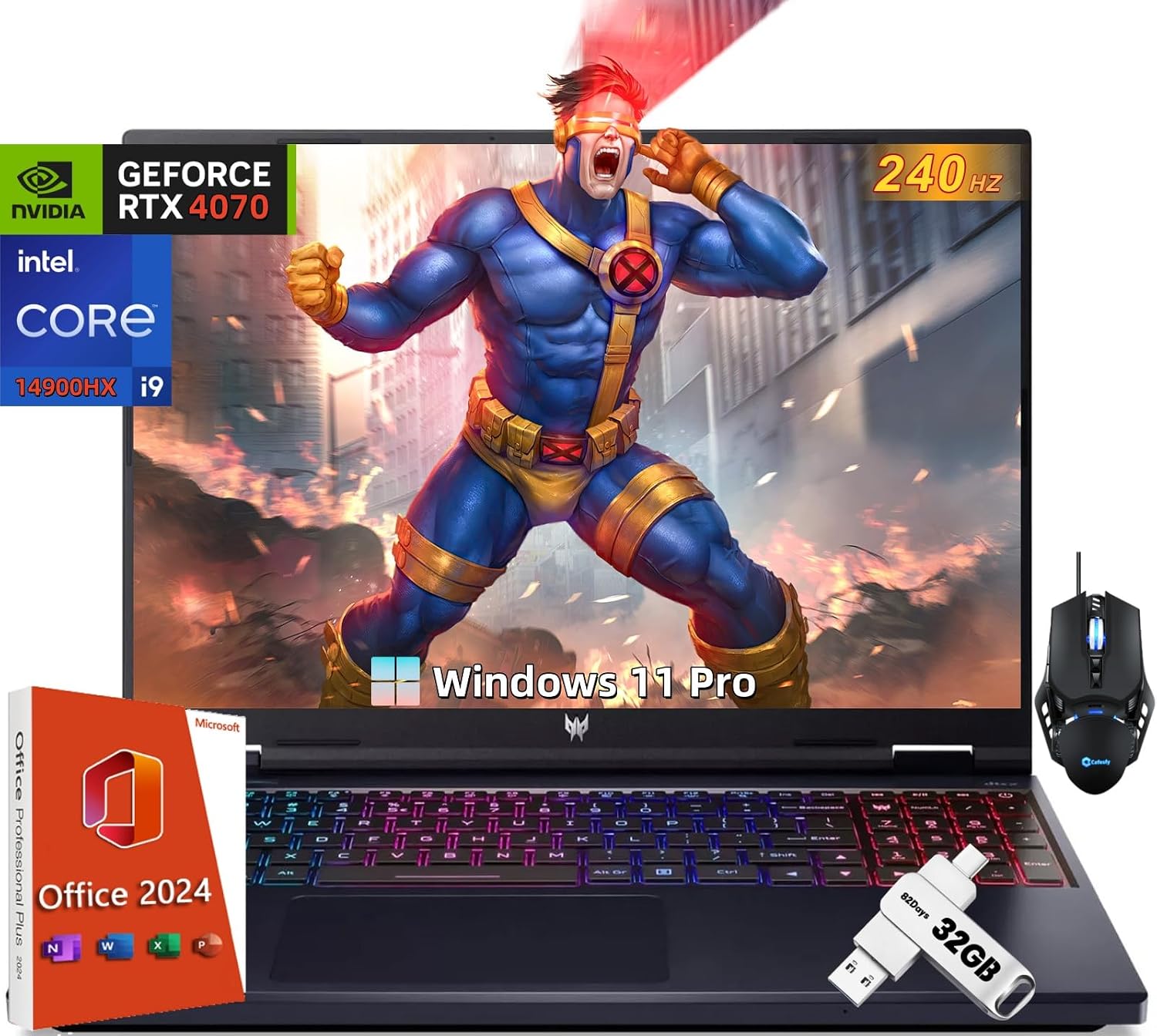 Amazon.com: acer Predator Helios Neo 16 Gaming Laptop,with Office 2024 ...