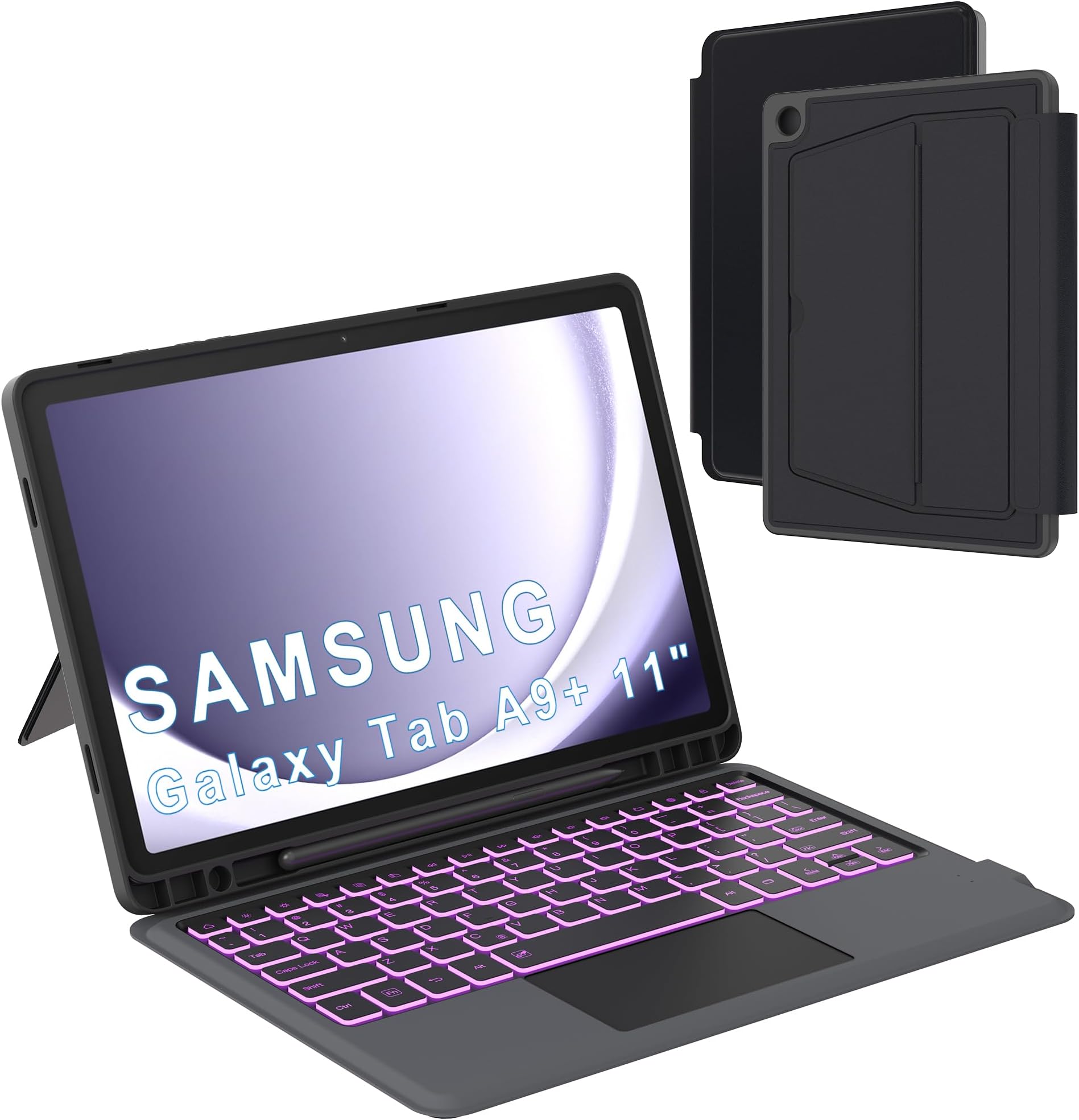 SNOODU Keyboard Case for Samsung Galaxy Tab A9+ A9 Plus 11"": 7 Colors ...
