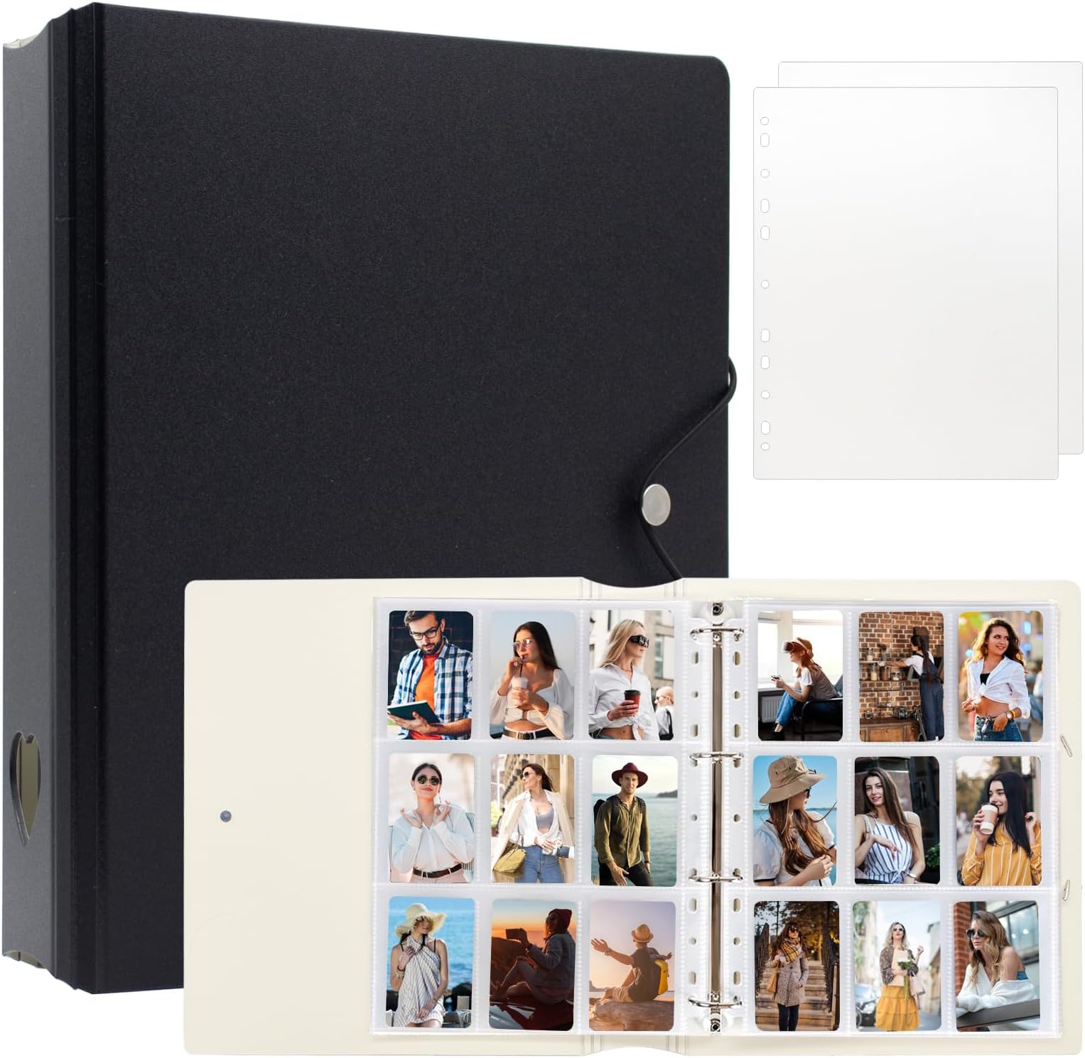 Photocard Kpop Binder Holder Book, 288 Pockets 3 Inch Mini Photo Album ...