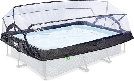 EXIT Toys Pool Dome 10x6.6ft - Universal for Rectangular Pools - Keeps ...