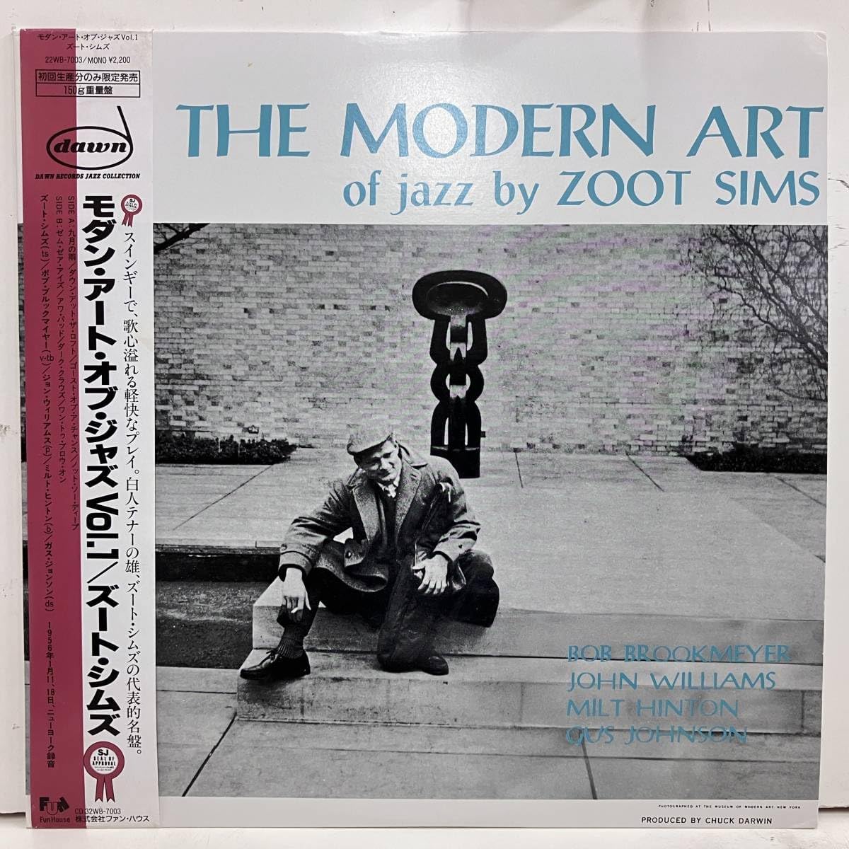 Amazon.co.jp: LP ZOOT SIMS modern art of jazz JP MONO 150G obi liner ...