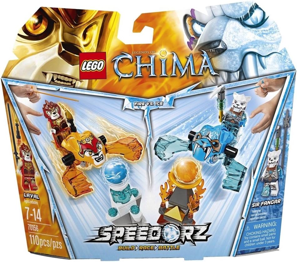 LEGO Chima 70156 Fire vs. Ice Building Toy by LEGO : Amazon.fr: Jeux et ...