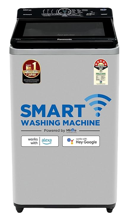 Panasonic 8 Kg Wifi Fully-Automatic Top Loading Smart Washing Machine ...