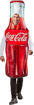 Amazon.com: Rubies Coca-Cola: Coke Bottle Costume for Adults, Unisex ...