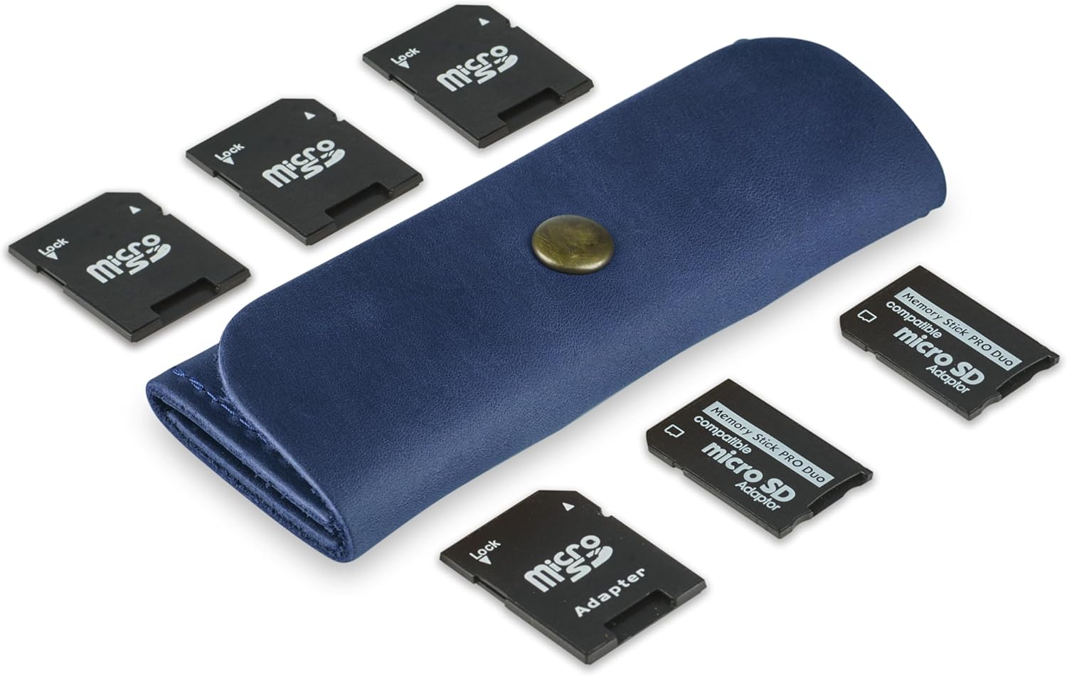 Amazon.com: Leather SD Card Holder, SD Card Case, Micro SD Card Holder ...