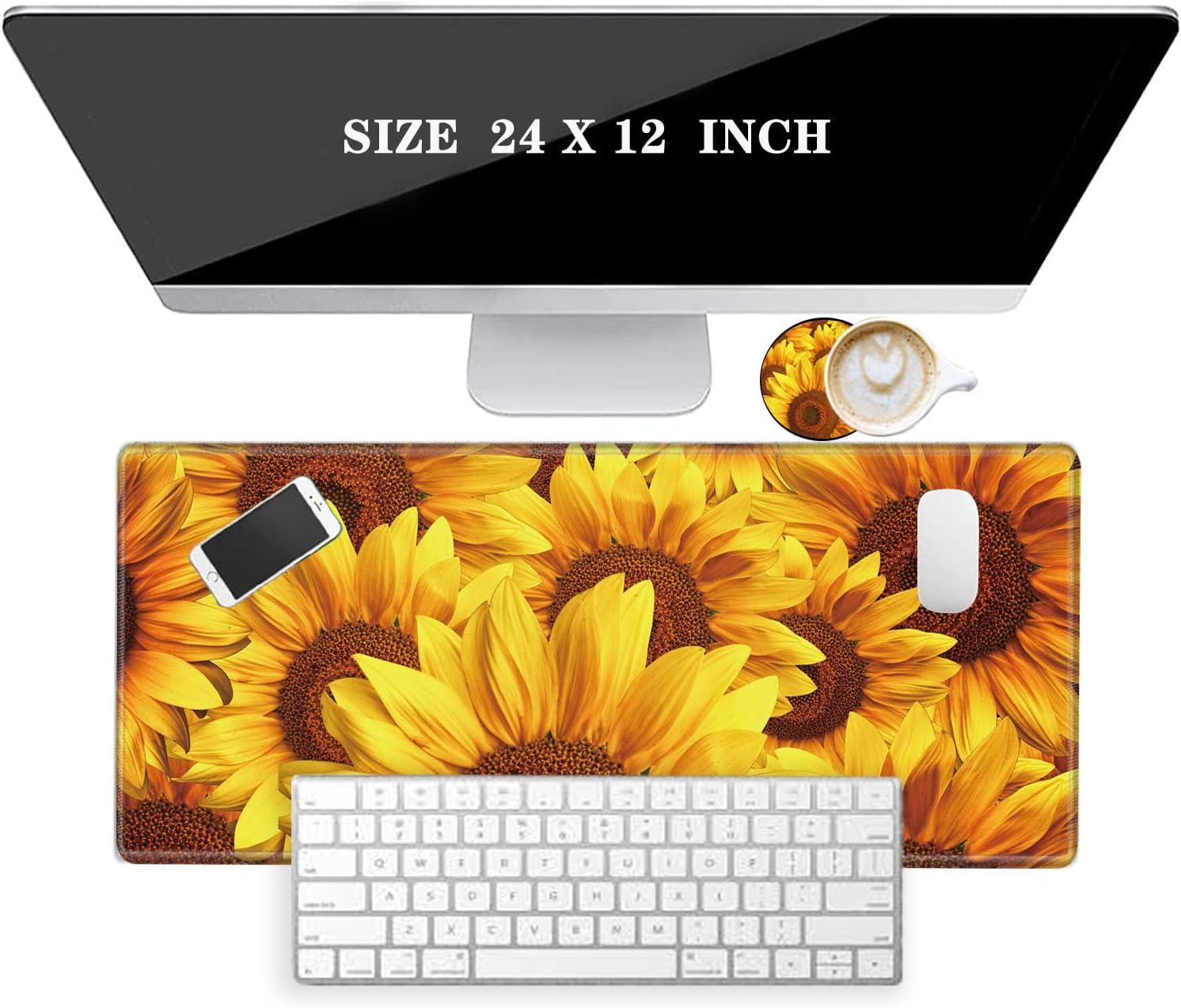 Amazon.com : Mouse Pad Gaming Desk Mat for Desktop Extended Mousepad ...