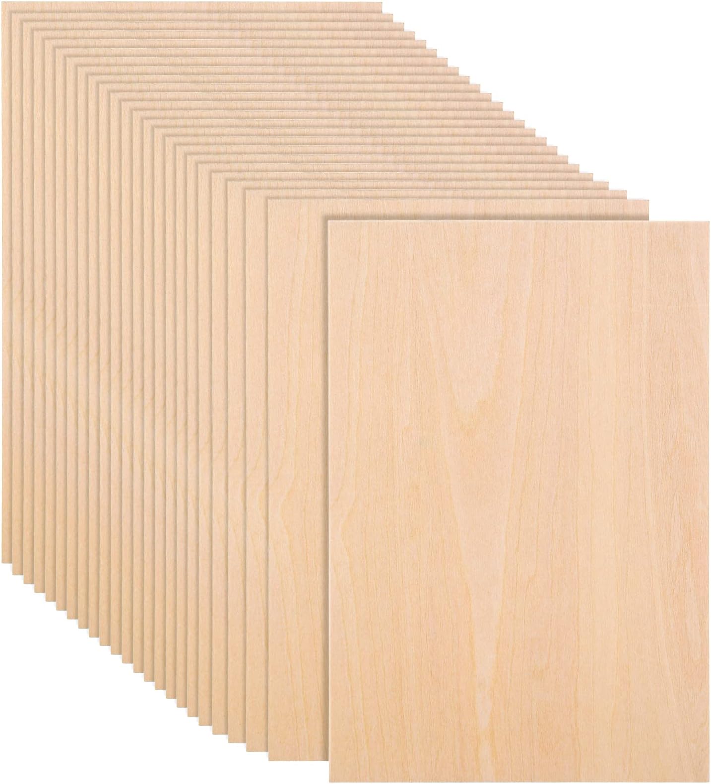 Amazon.com: Unfinished Wood, Ailengy 6 x 4 Inch Basswood Sheets 1/16 ...