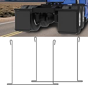Amazon.com: SHINJEW 24 Inch Mud Flap Anti Sail Bracket, 1 Pair Mudflap ...