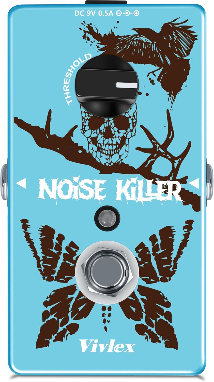 Amazon.com: Vivlex Noise Killer Guitar Effects Pedal Noise Gate ...