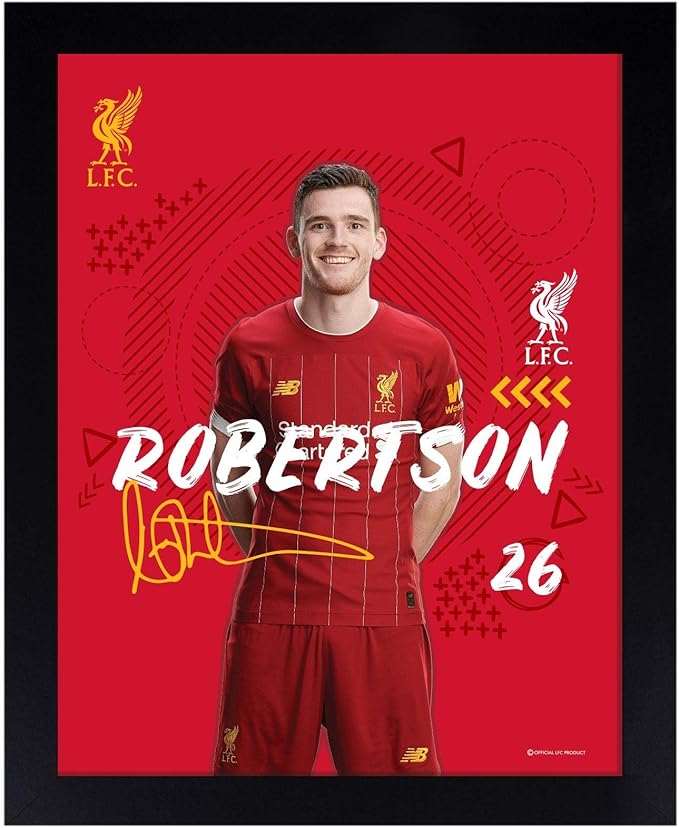 Liverpool FC Red Football LFC 8 x 10 Robertson Frame 19/20 Official ...