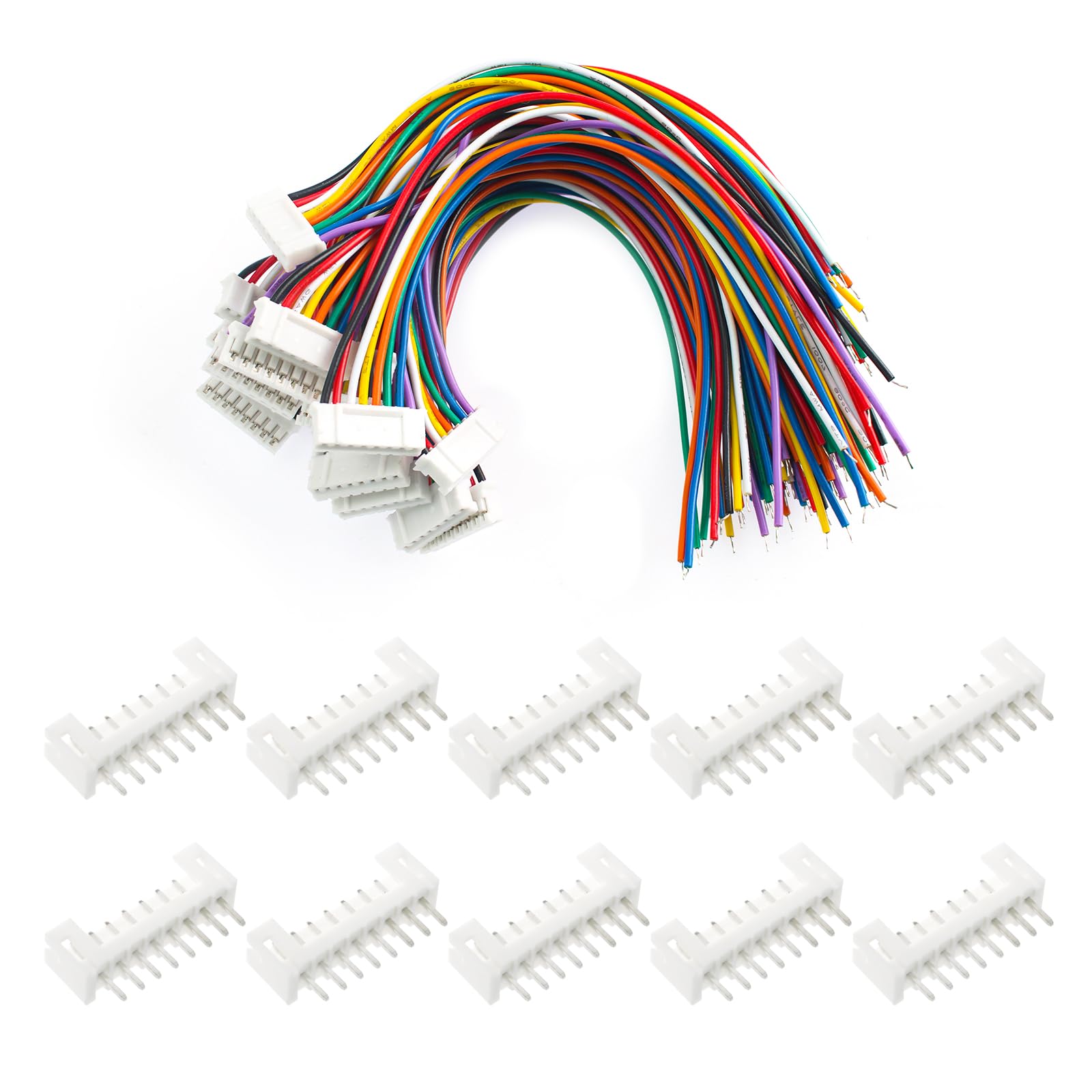Amazon.com: 40Pcs Jst 2.0 Ph 8 Pin Connector Plug,Include 20pcs Mini 8 ...