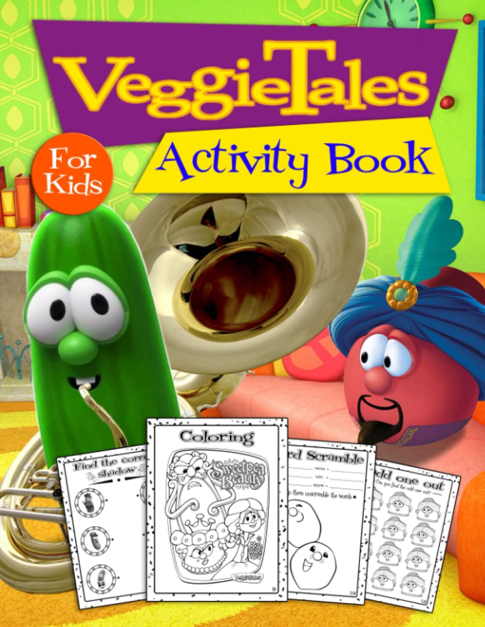 Veggietales Activity Book For Kids A Great Book Is Combination ...