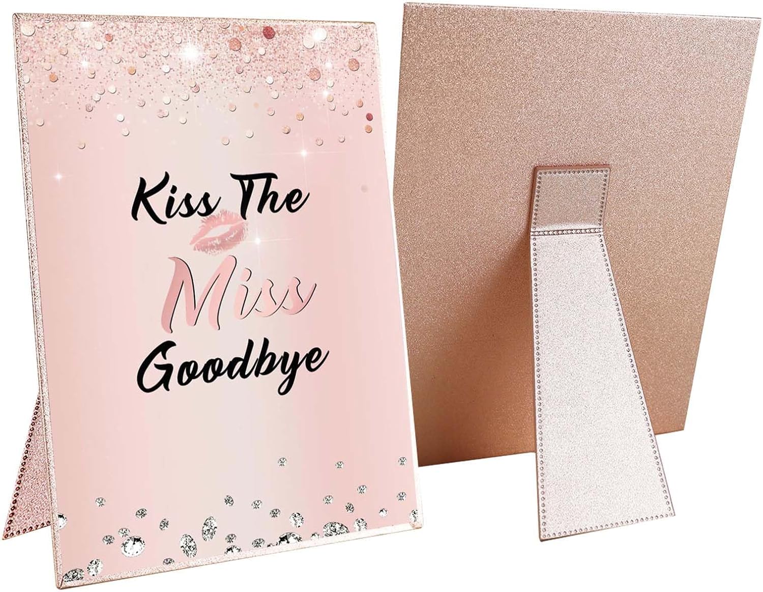 Amazon.com: Vlipoeasn Bachelorette Party Decorations, Rose Gold Kiss ...