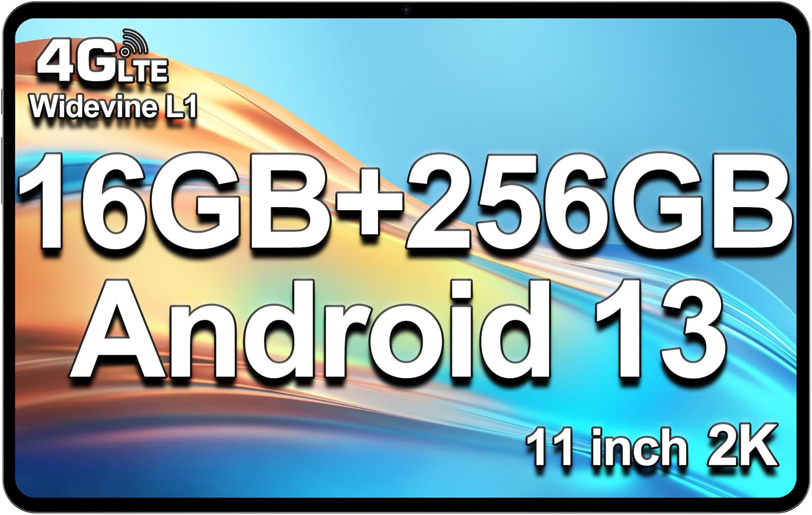 TECLAST T50 Pro Tablet 11 Pulgadas Android 13,16GB RAM+256GB ROM(2TB TF ...