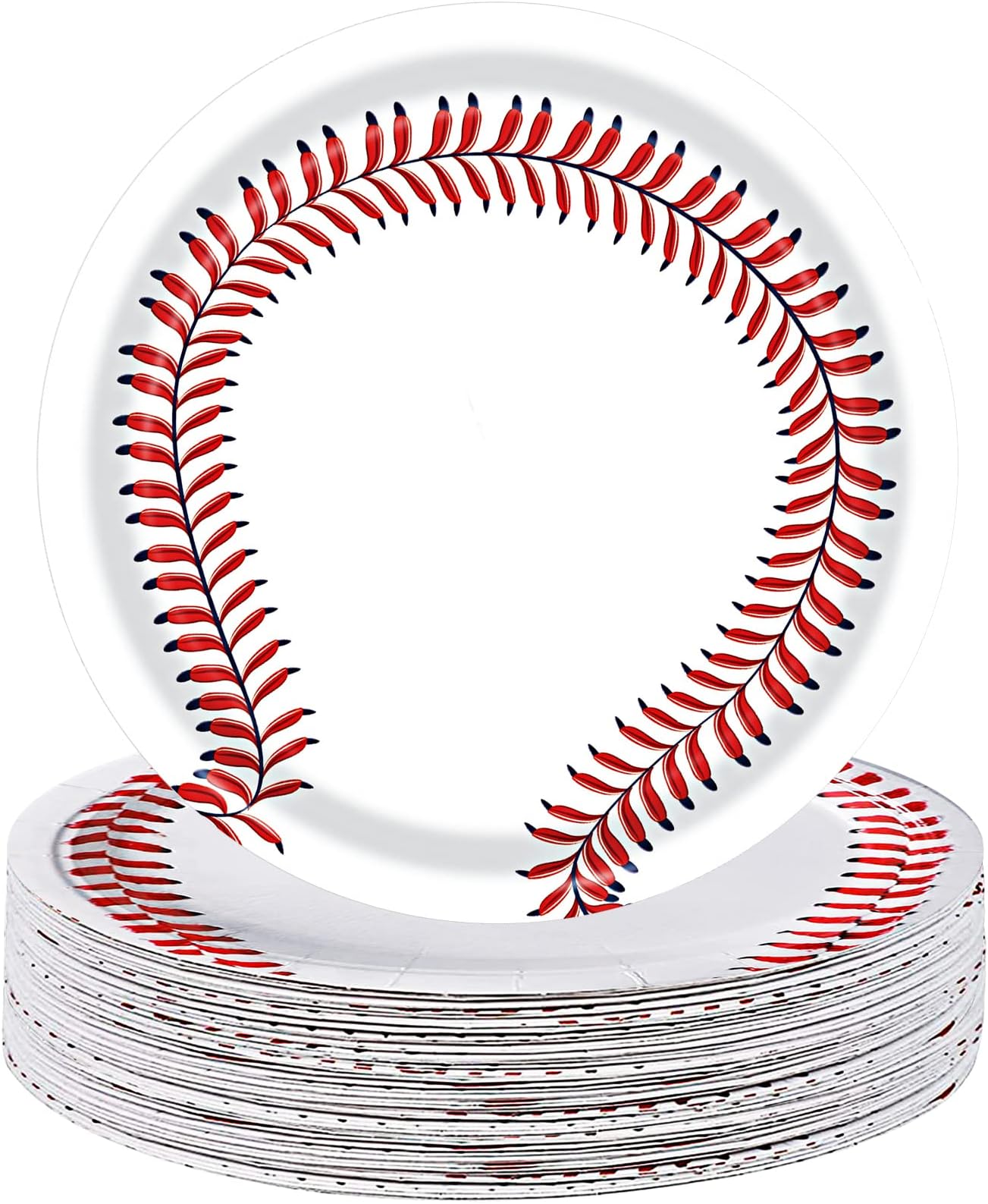 Amazon.com: Kingrol 100 Pack Baseball Plates, 9" and 7" Baseball Themed ...