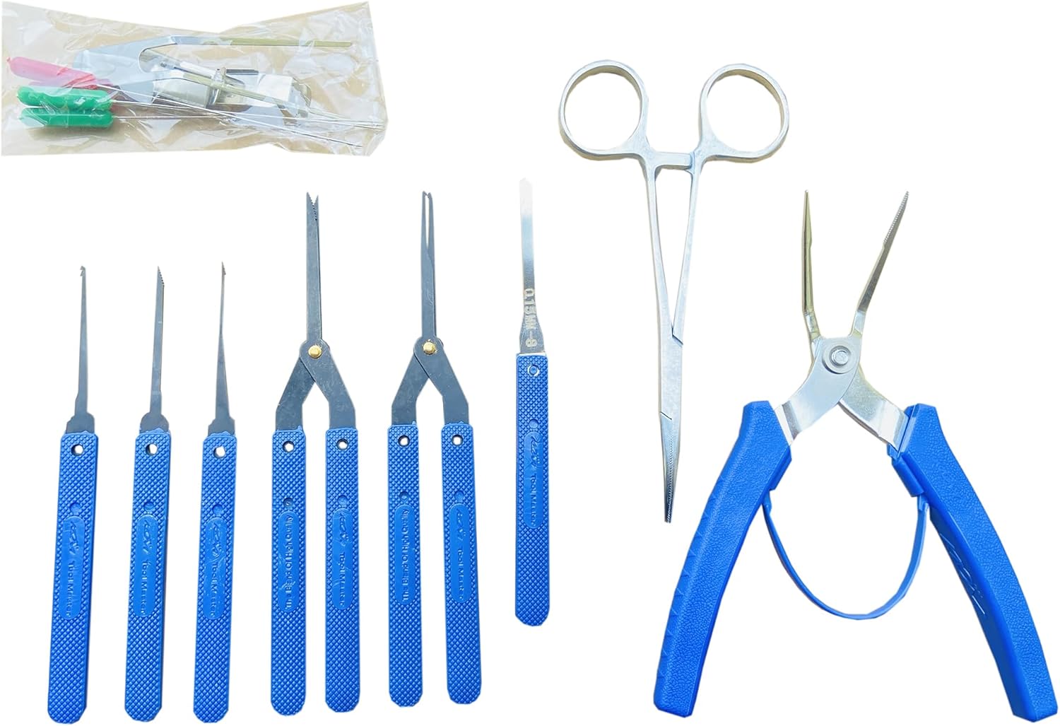 Professional Klom Broken Key Extractor Set, Removal Hooks Lock Pick ...