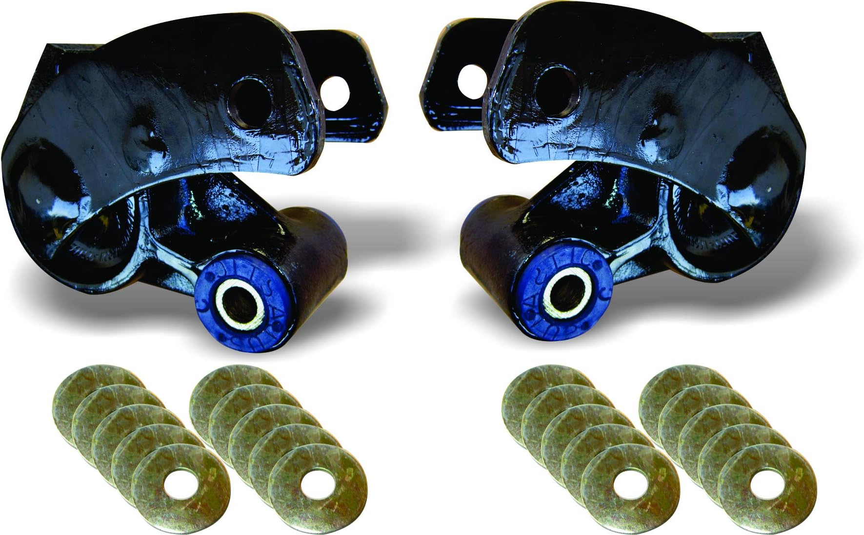 Amazon.com: Sulastic Shock Absorber Shackles for REAR Leaf Spring ...