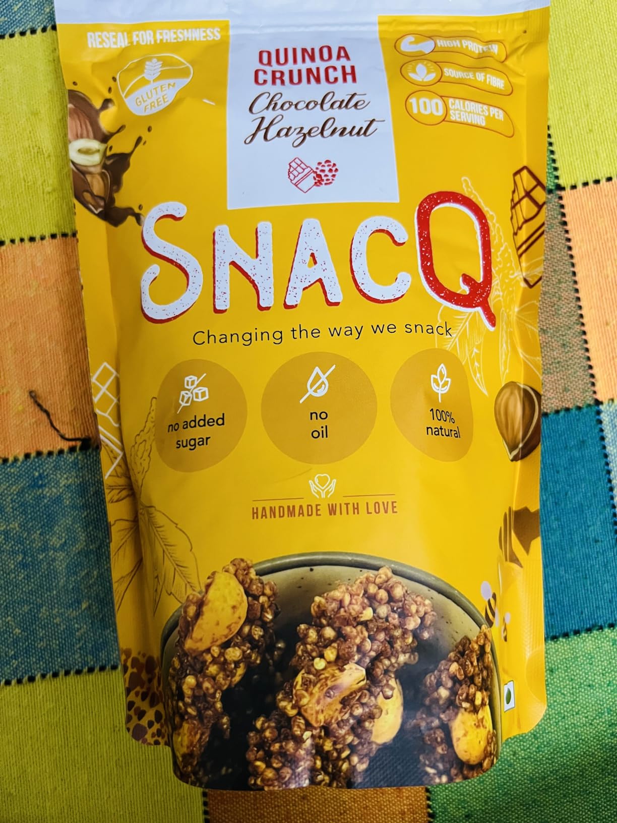 SNACQ...Changing the way we snack Quinoa Crunch (Dark Chocolate ...