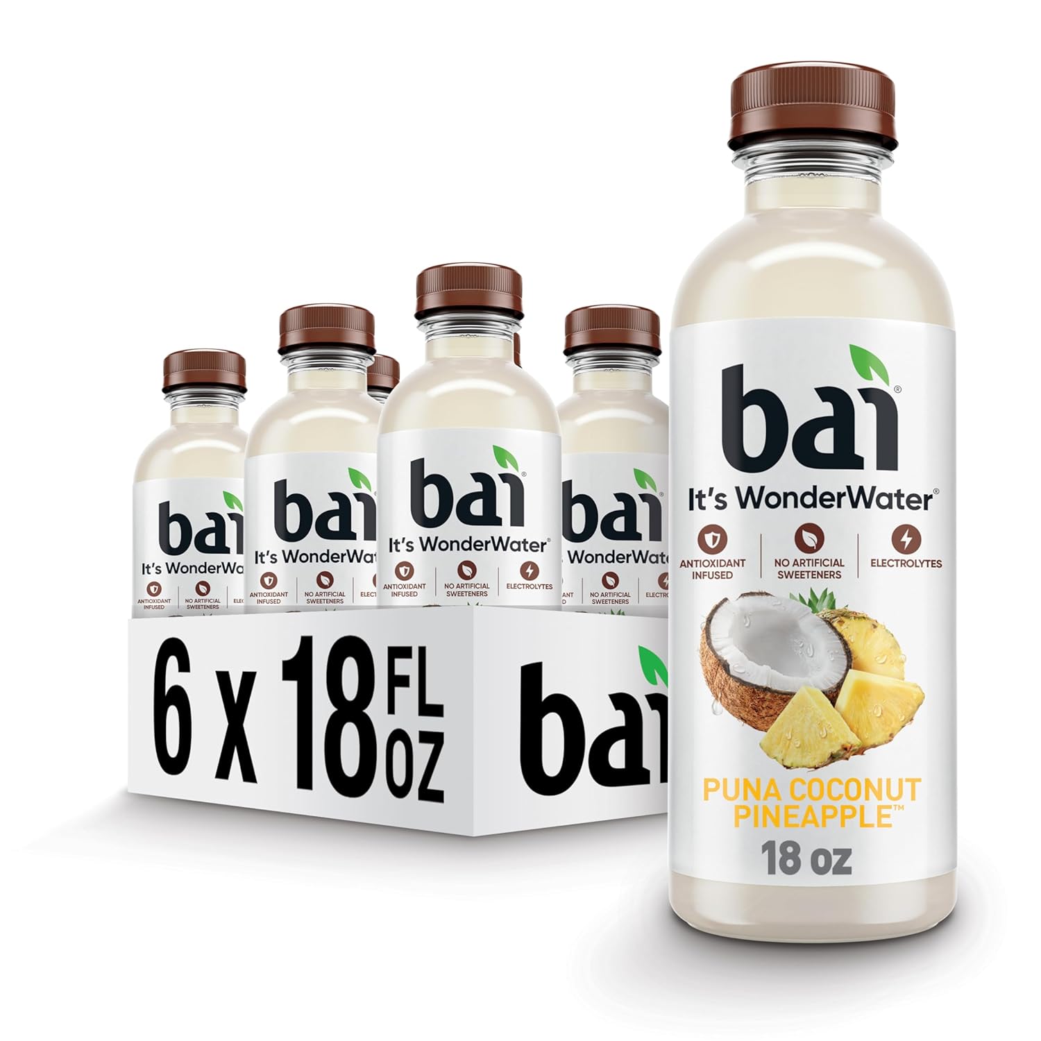 Amazon.com: Bai Antioxidant Infused Water Beverage, Puna Coconut ...