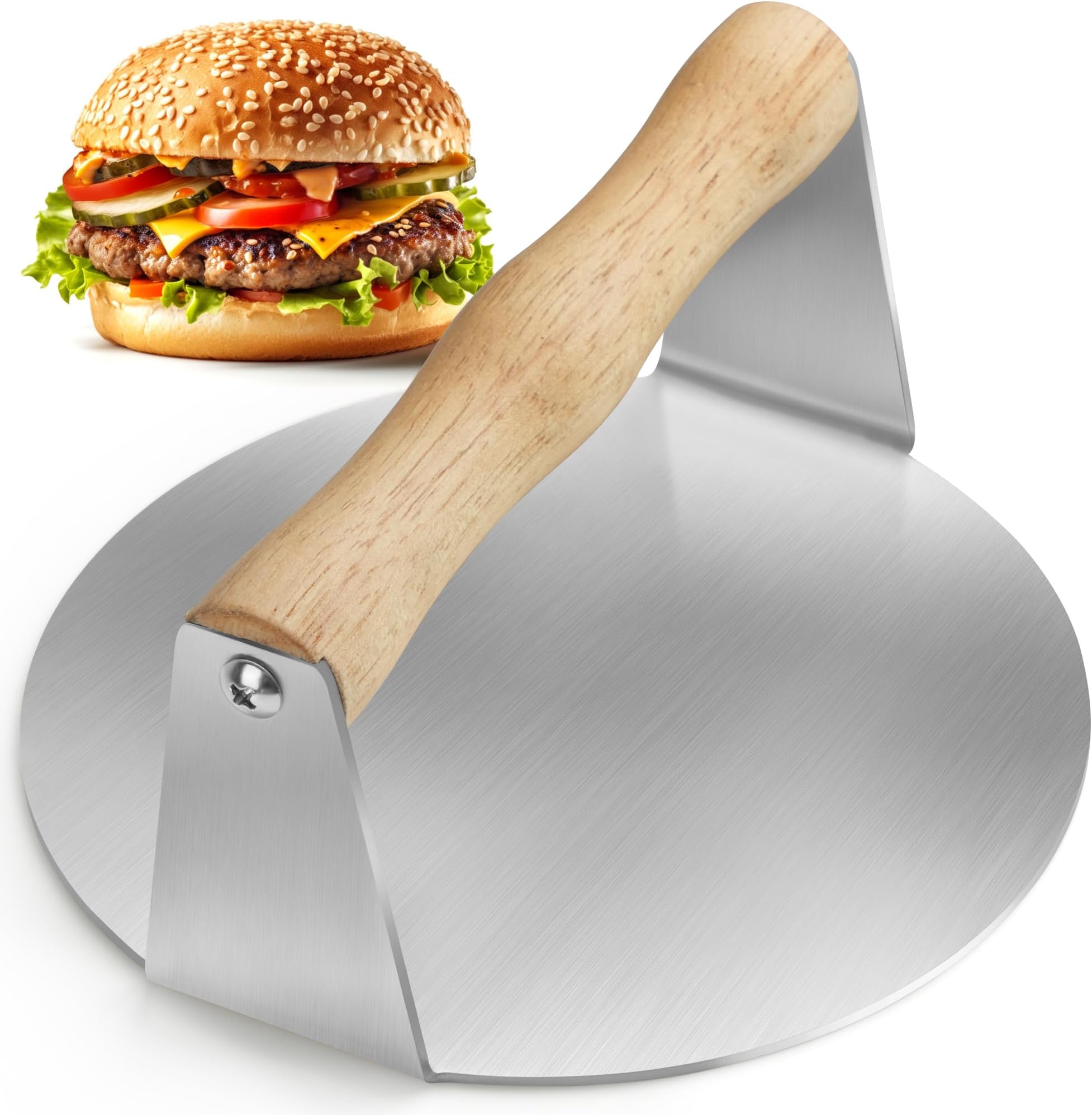 Amazon.com : SSTOOHL Smash Burger Press Kit, Burger Smasher for Griddle ...