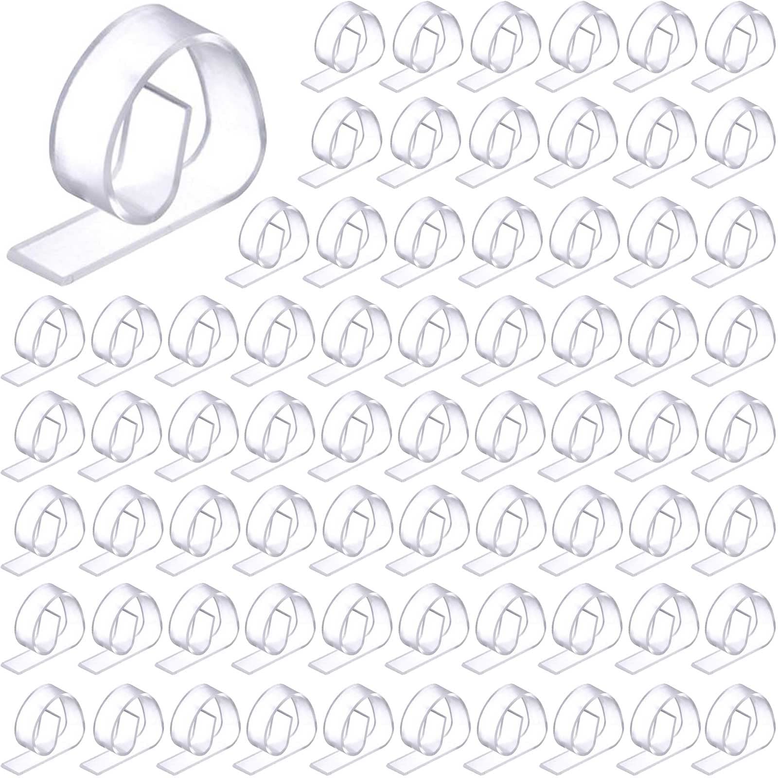 Amazon.com: Eccliy 150 Pieces Clear Table Cloth Holder Clips Plastic ...