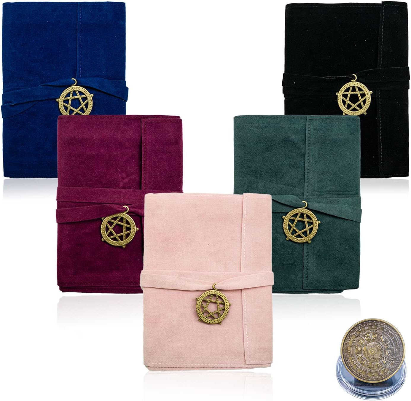 6 PCS Witchcraft Supplies Set Contains Velvet Tarot Card Holder Bag ...