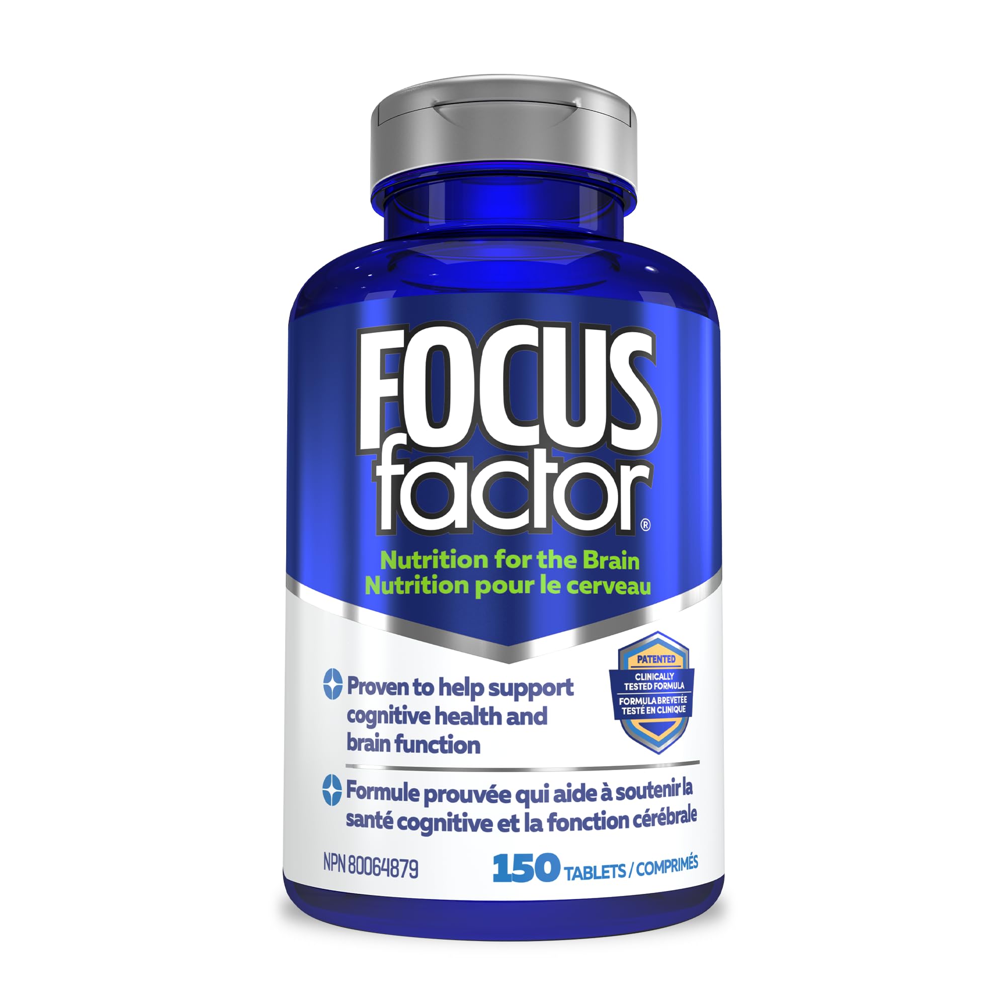Focus Factor Brain Supplement & Complete Multivitamin (150 Count) with ...