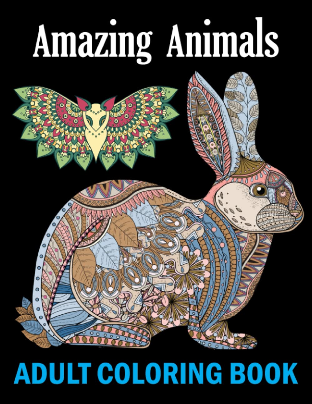Amazon.com: Amazing Animals Adult Coloring Book: Beautiful Coloring ...