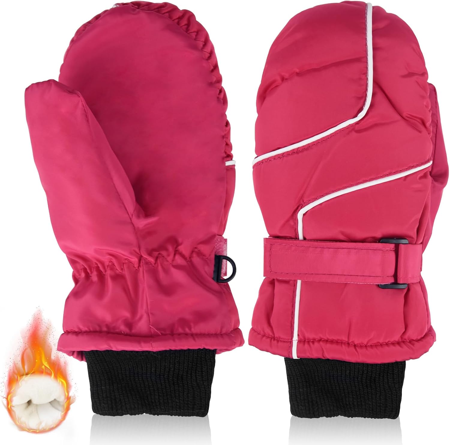 MENOLY Toddlers Kids Winter Waterproof Windproof Mitten Gloves ...