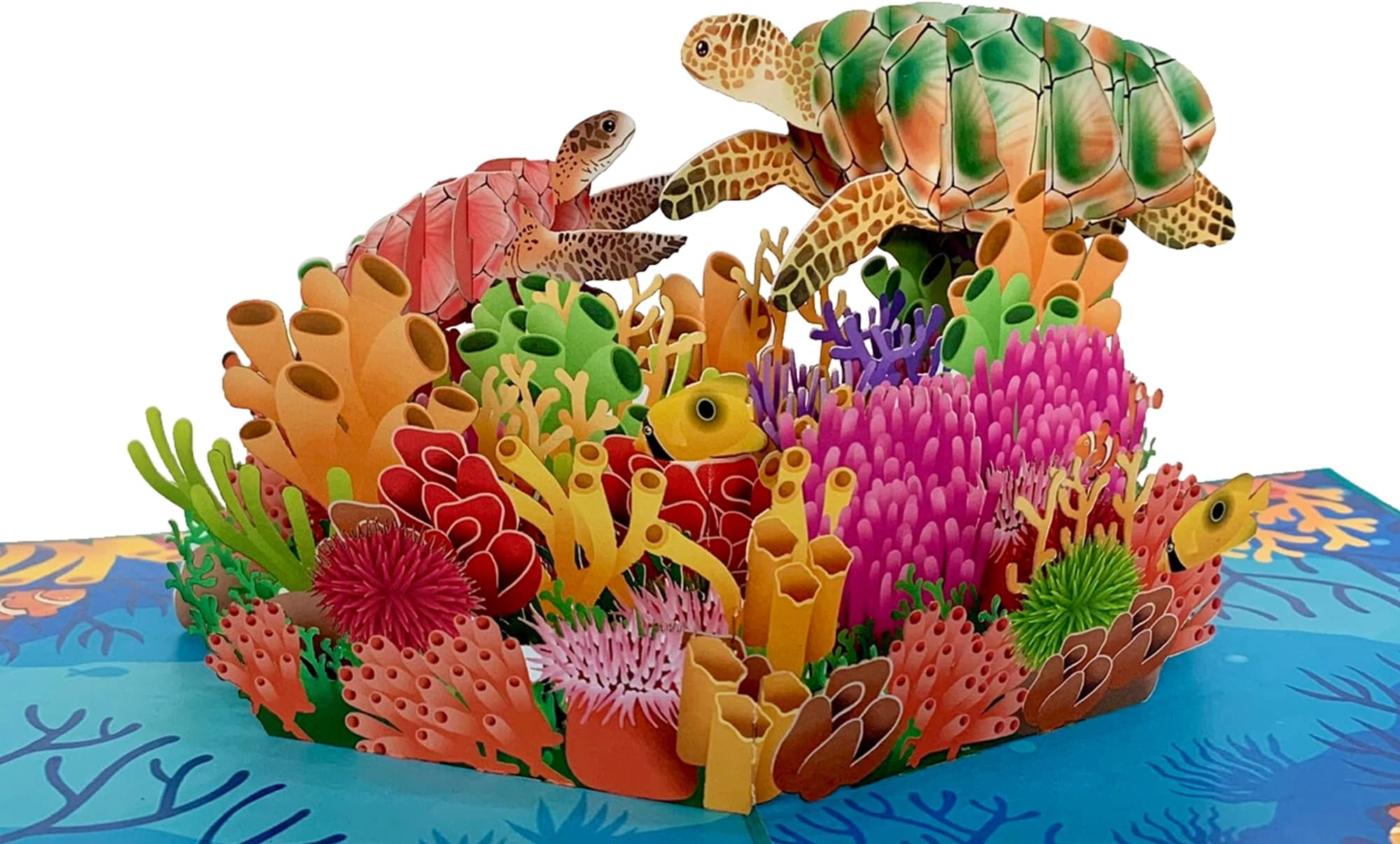 Amazon.com: SOUL POP UP Sea Turtle Pop Up Card – 3D Ocean Coral Reef ...