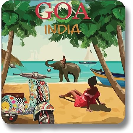 Buy India Goa Fridge Magnets Home/Kitchen/Refrigerator Door Stylish ...
