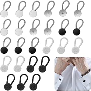 Amazon.com: 25 Pcs Collar Extenders for Mens Shirts,Extender Button Set ...