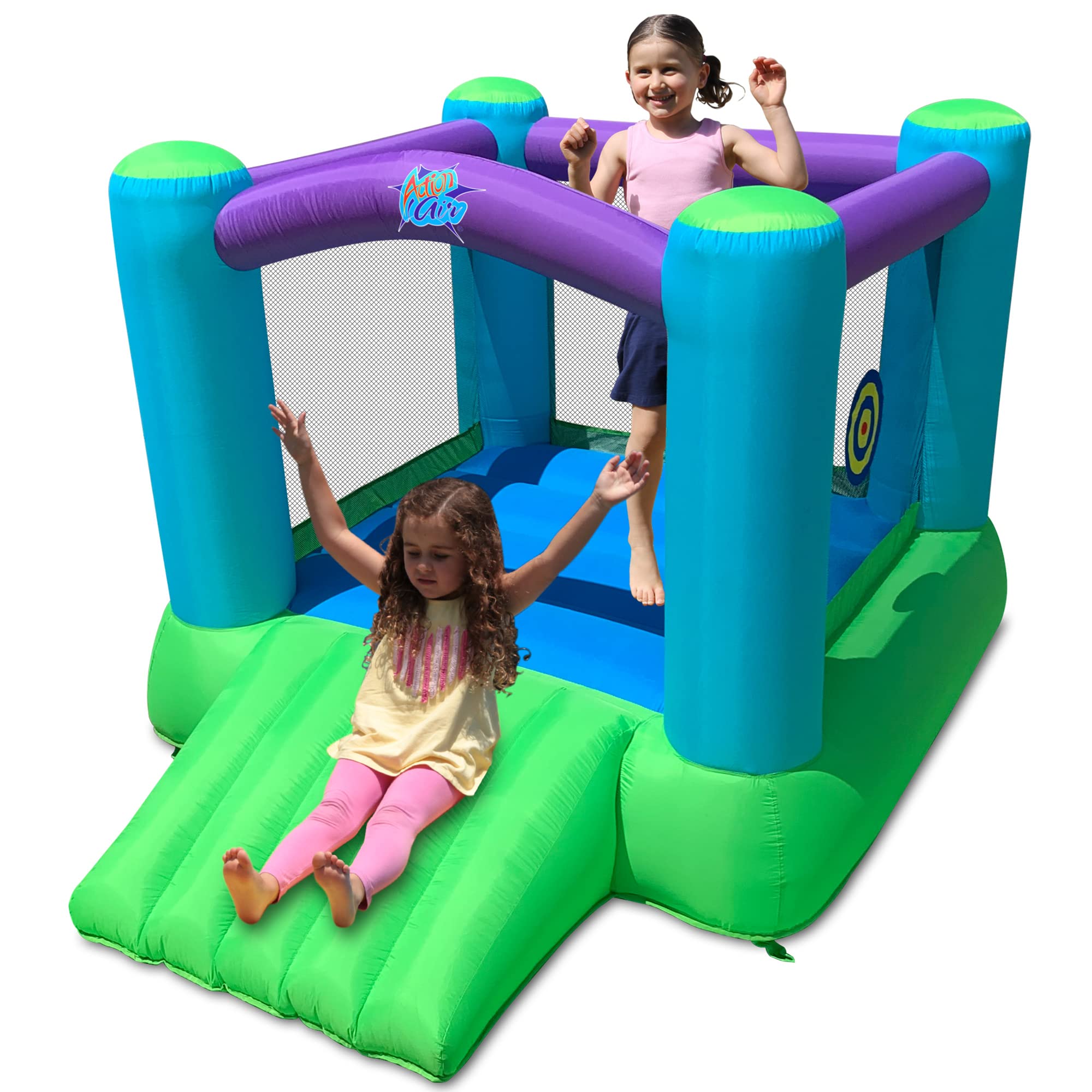 Amazon.com: Action Air Bounce House - Inflatable Bouncing House with ...