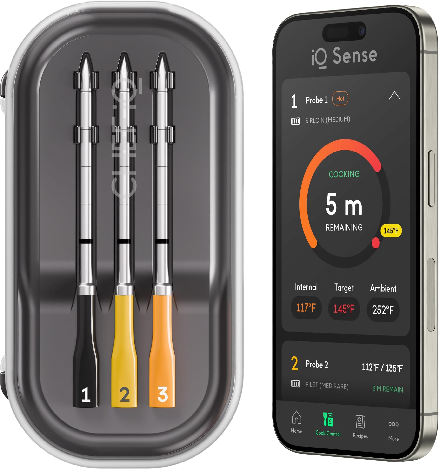 Amazon.com: CHEF iQ Sense [2025 Model] | Smart Wireless Meat ...